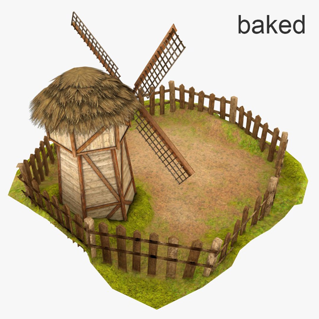 Hobbit Windmill Glade 3d Max