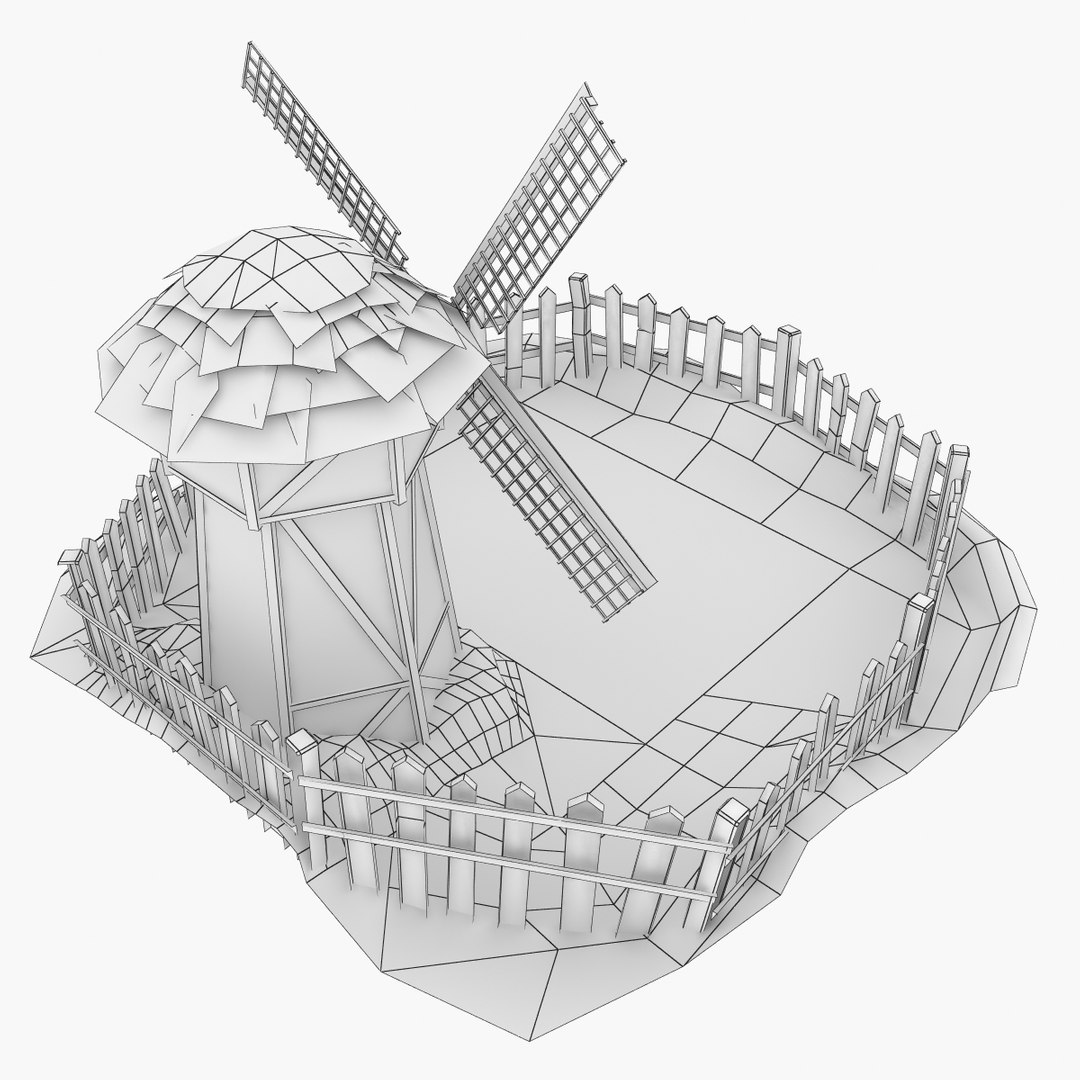 Hobbit Windmill Glade 3d Max