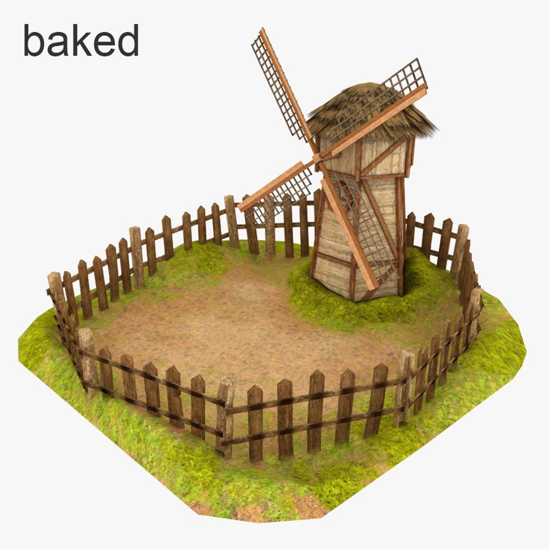 Hobbit Windmill Glade 3d Max