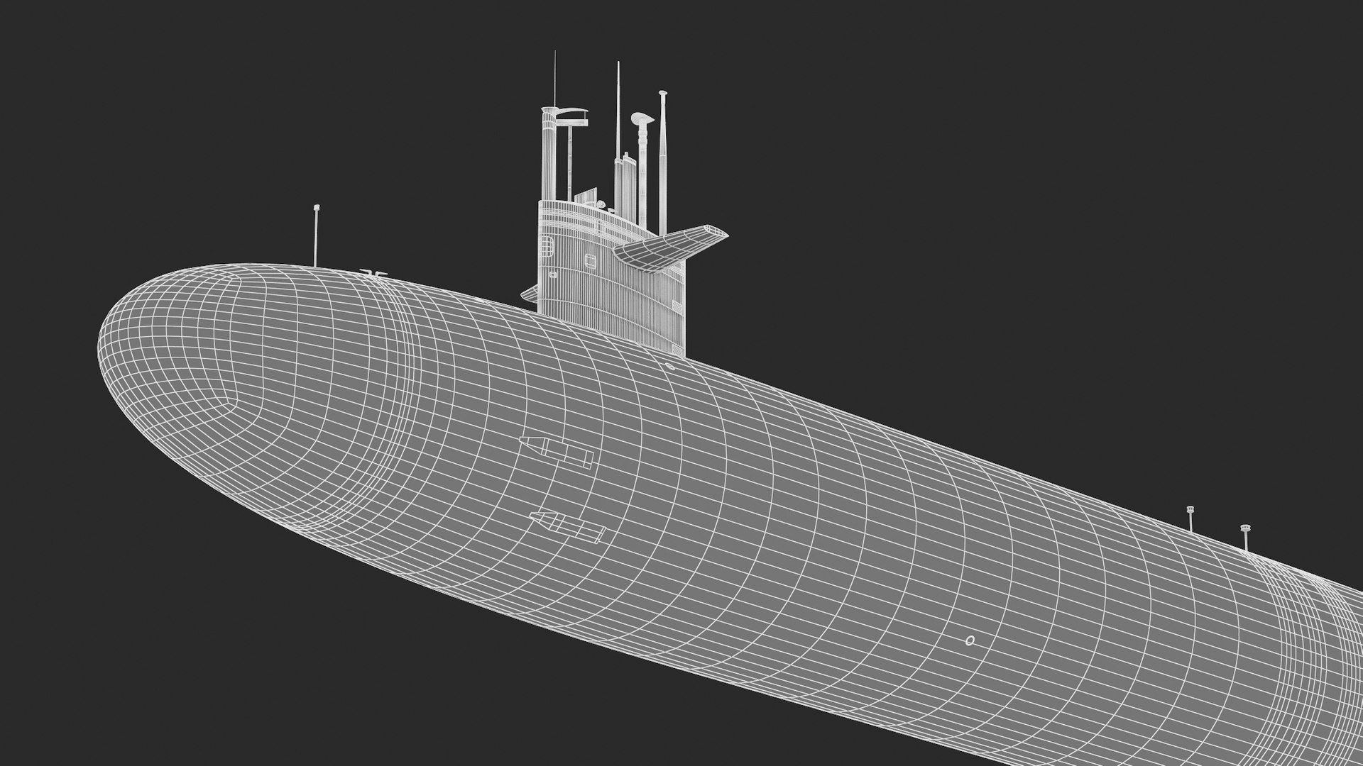 Uss permit ssn-594 3D model - TurboSquid 1663949