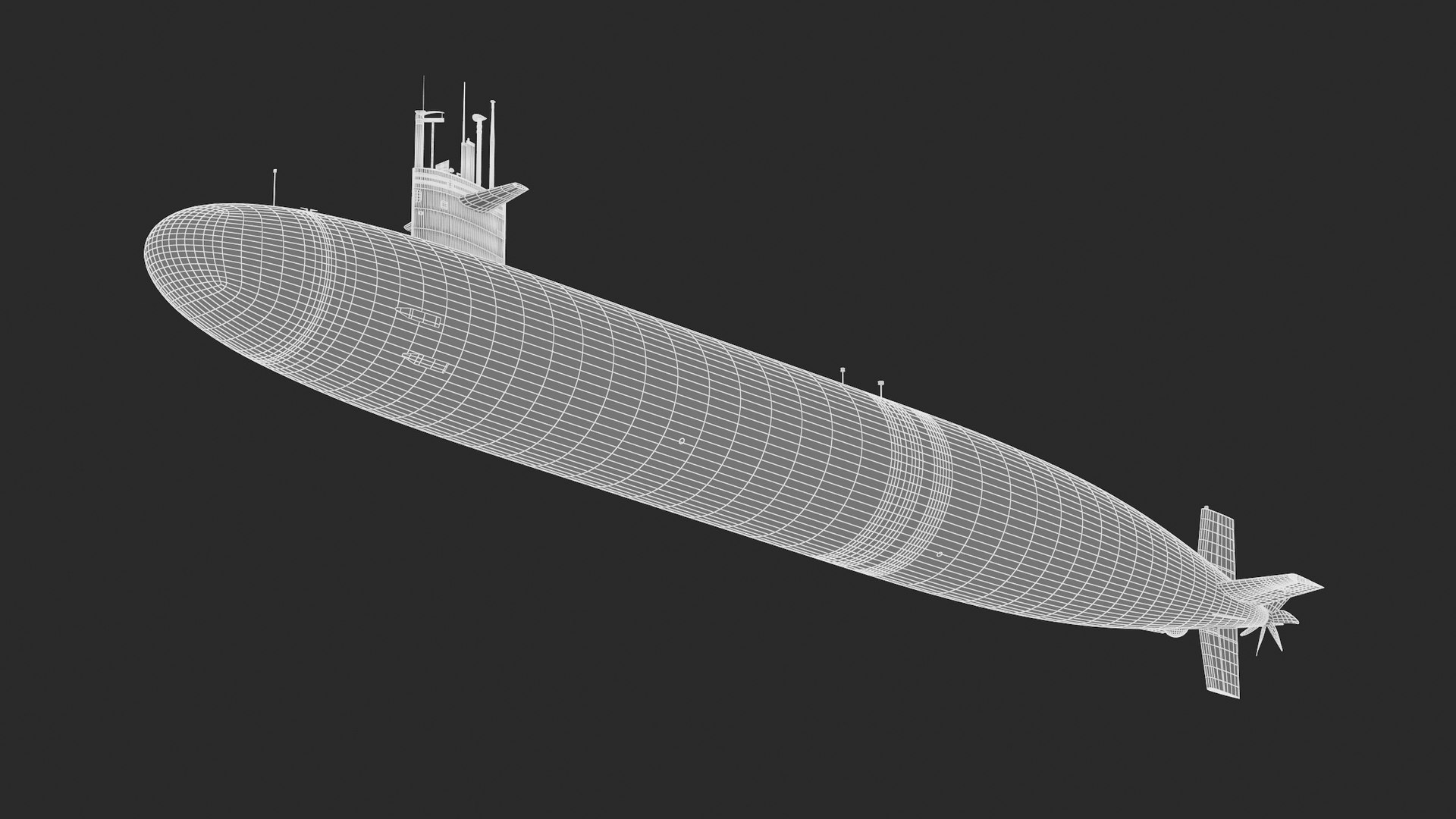 Uss Permit Ssn-594 3D Model - TurboSquid 1663949