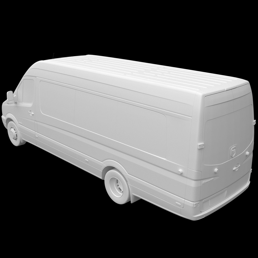3D Dodge Sprinter 3500 Minibus L4H2 Model - TurboSquid 1908478