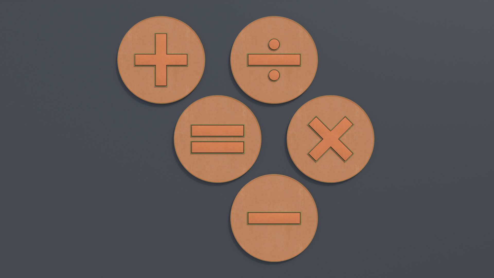 Math Symbols 3d Model - Turbosquid 1851357