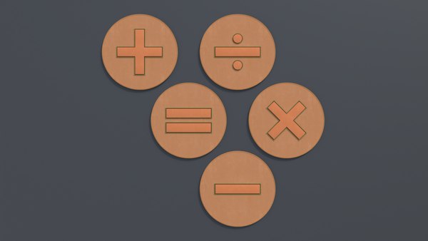 modelo 3d Símbolos Matemáticos - TurboSquid 1851357