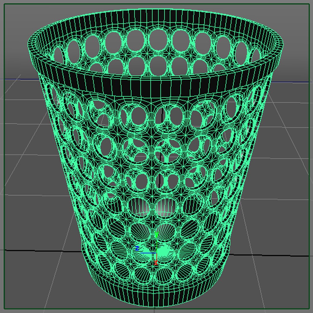 3d Garbage Bin Model