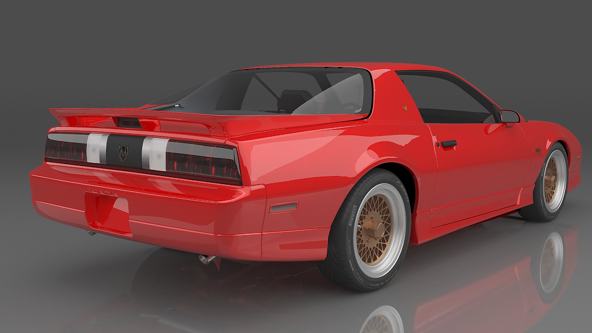 1987 Pontiac Firebird Trans Am Model - TurboSquid 2213962