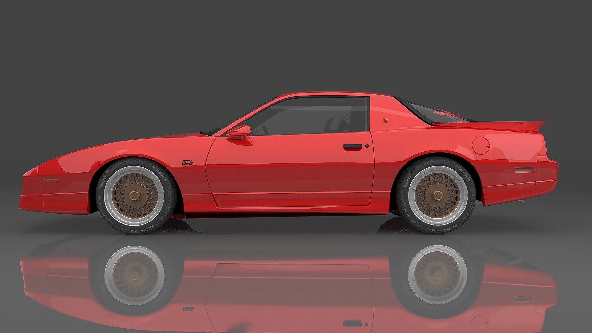 1987 Pontiac Firebird Trans Am Model - TurboSquid 2213962