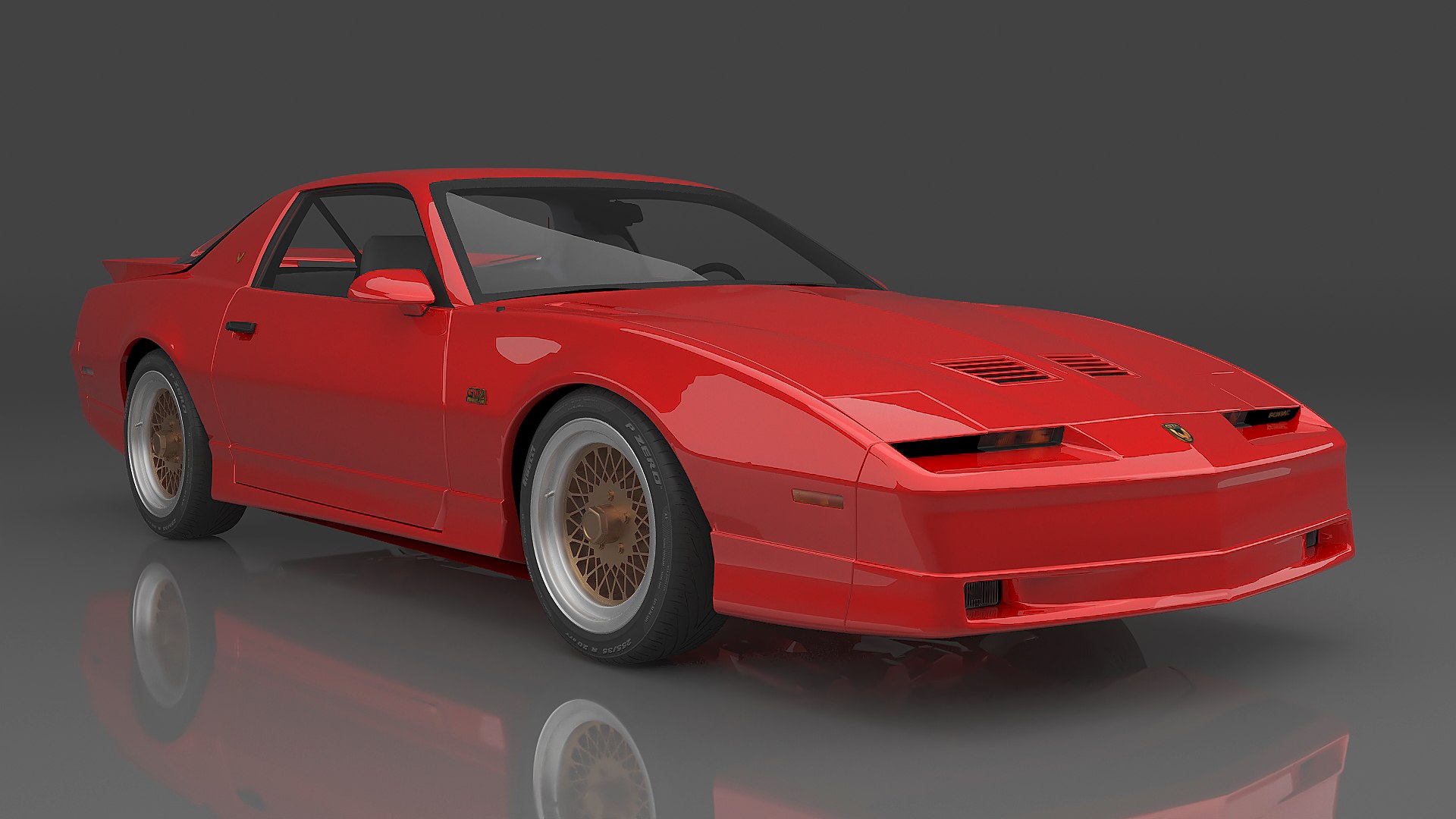 1987 Pontiac Firebird Trans Am Model - TurboSquid 2213962