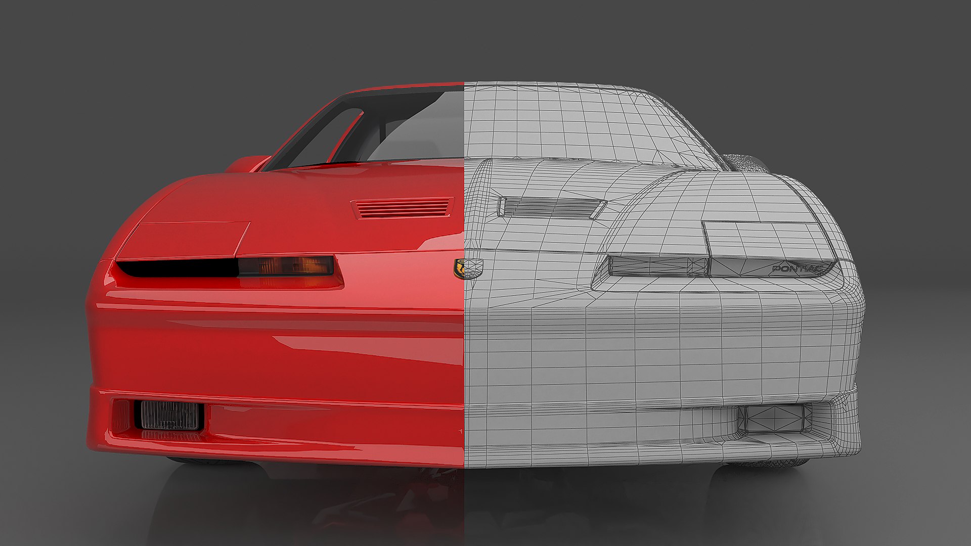 1987 Pontiac Firebird Trans Am Model - TurboSquid 2213962