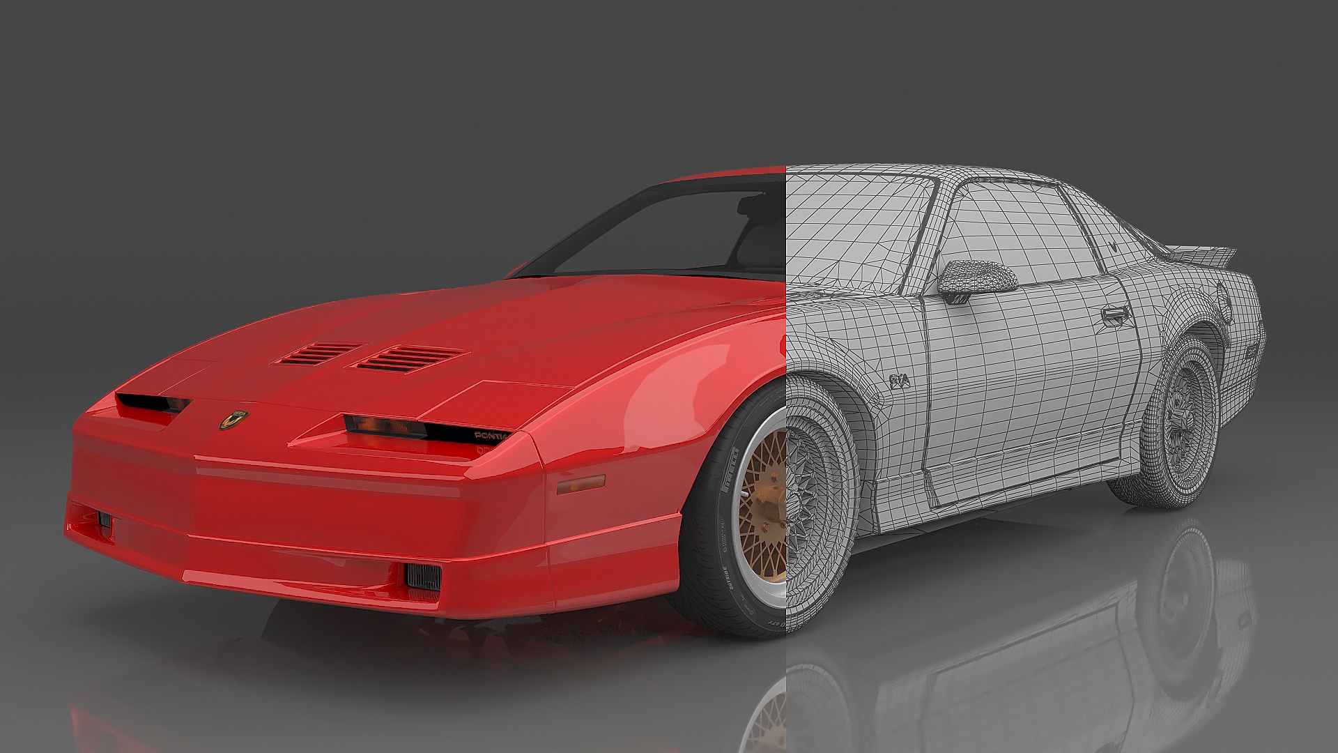 1987 Pontiac Firebird Trans Am Model - TurboSquid 2213962
