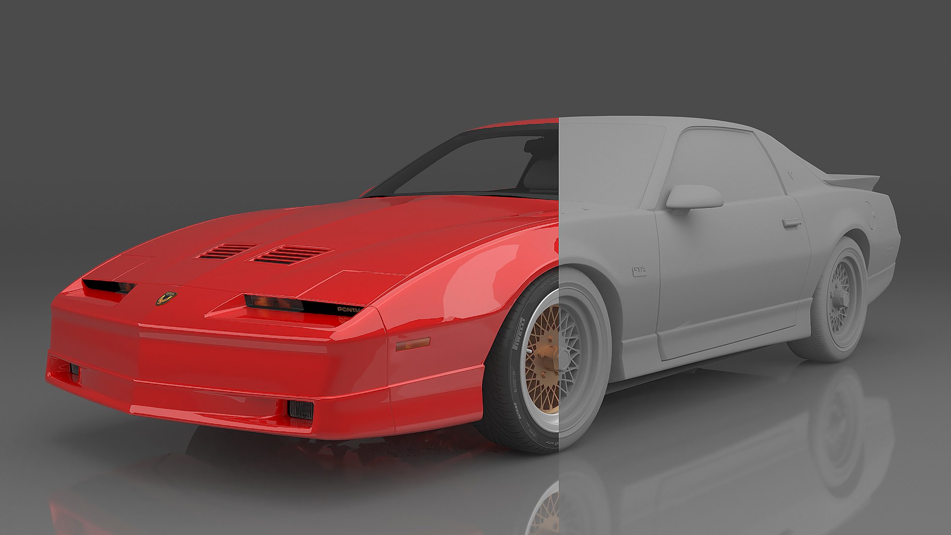 1987 Pontiac Firebird Trans Am Model - TurboSquid 2213962