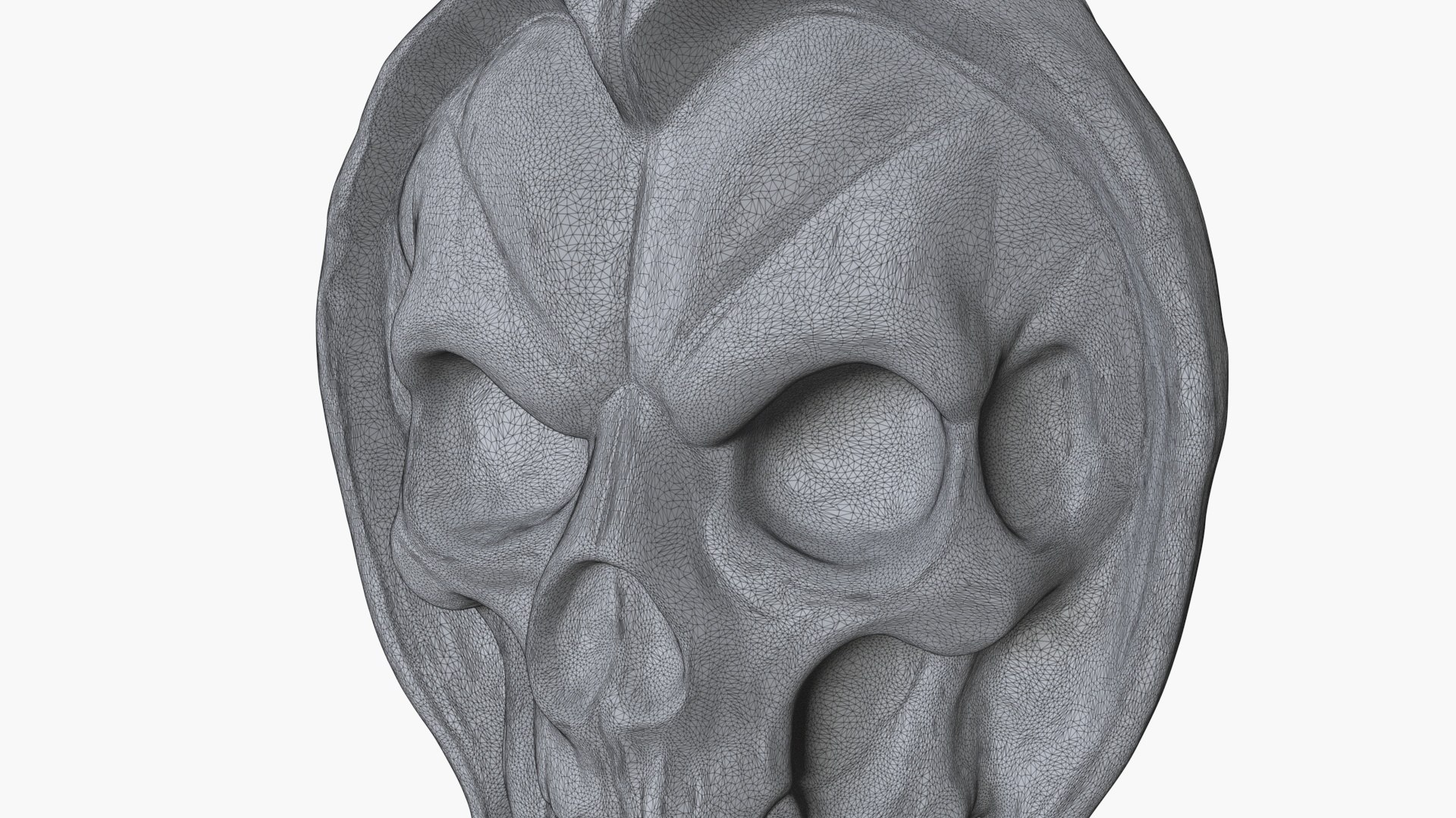 Skull Relief 412 3D Model - TurboSquid 2286353