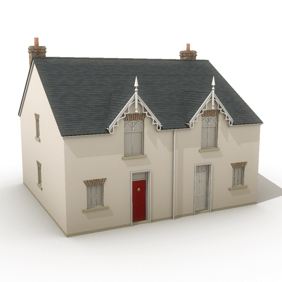 3d obj house