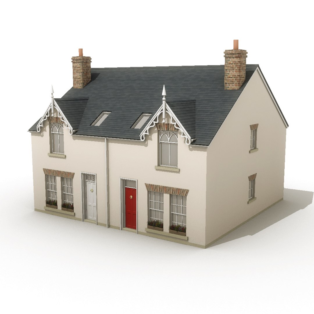 3d obj house