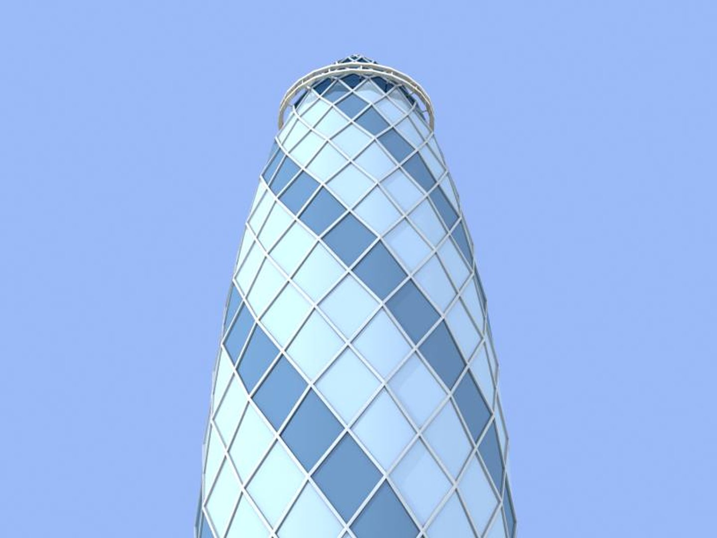 Gherkin Buildings 3d Model