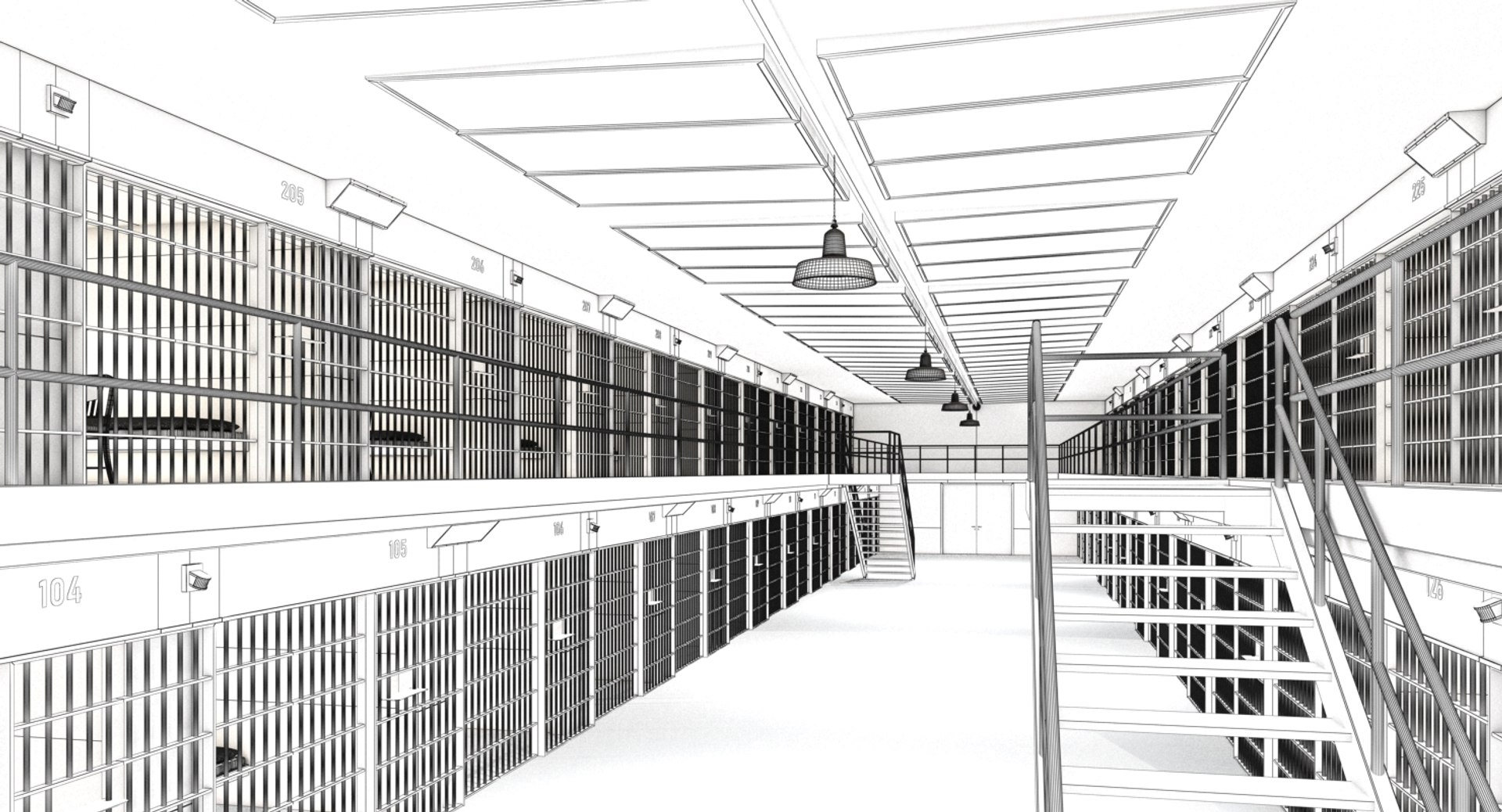 Prison Cells 3D Model - TurboSquid 1320813