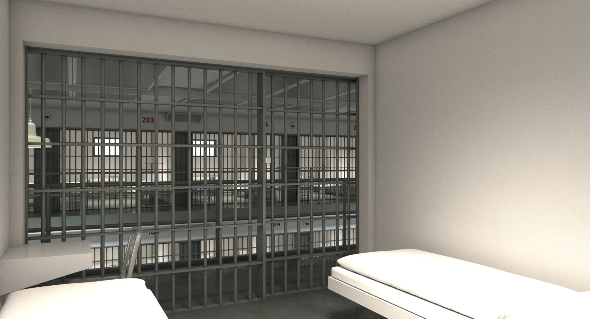 Prison Cells 3D Model - TurboSquid 1320813