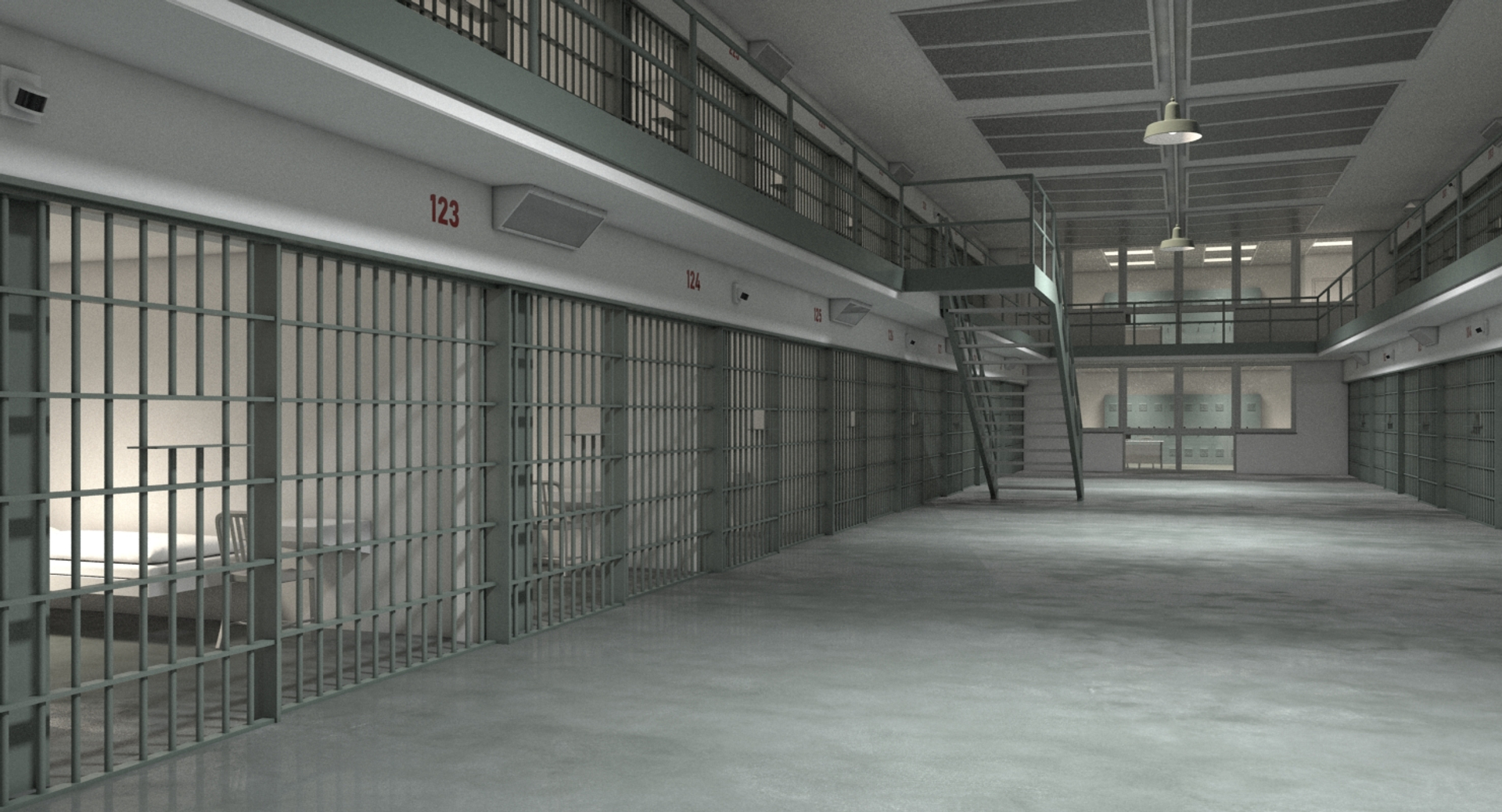 Prison Cells 3D Model - TurboSquid 1320813