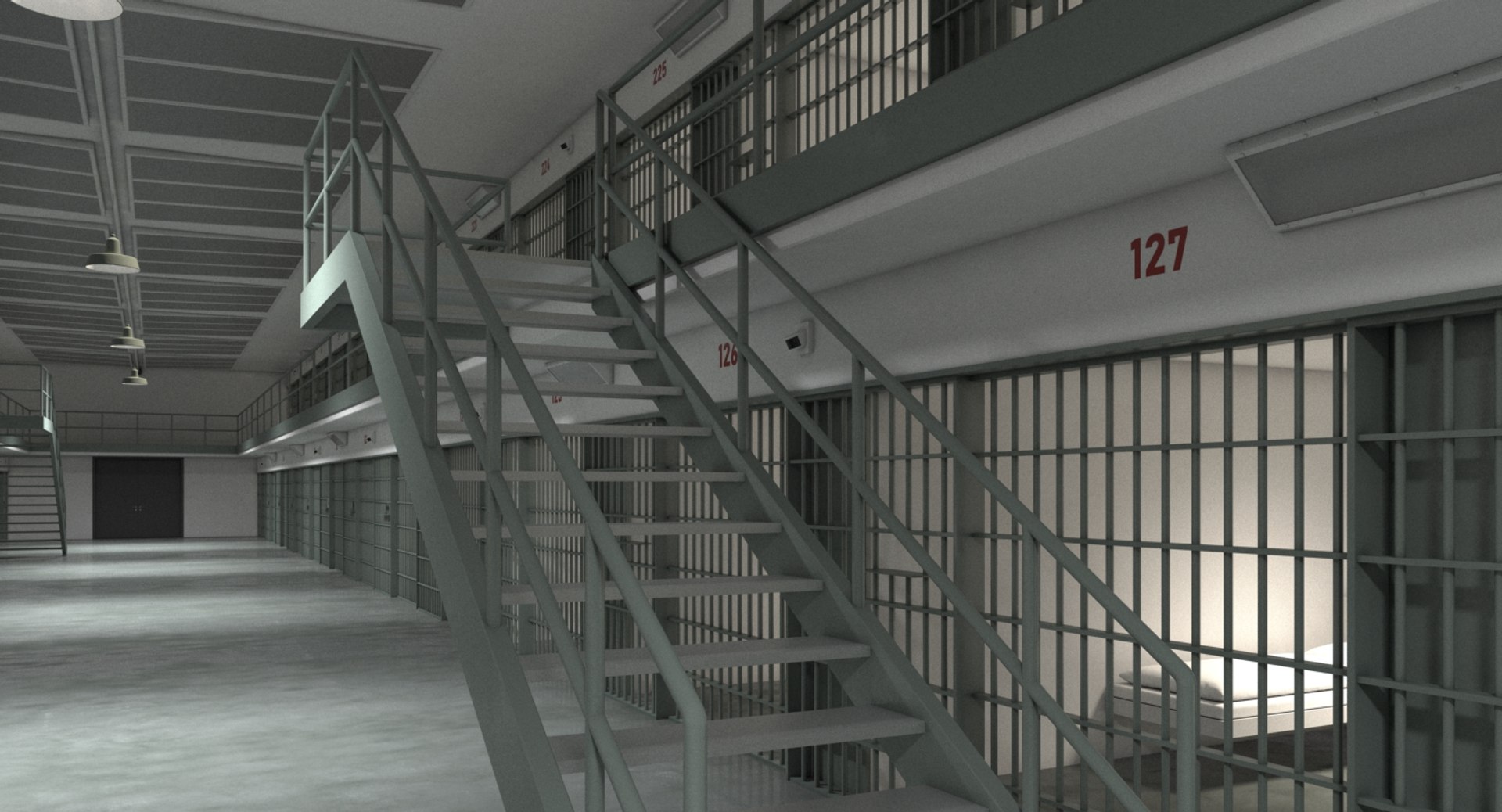 Prison Cells 3D Model - TurboSquid 1320813