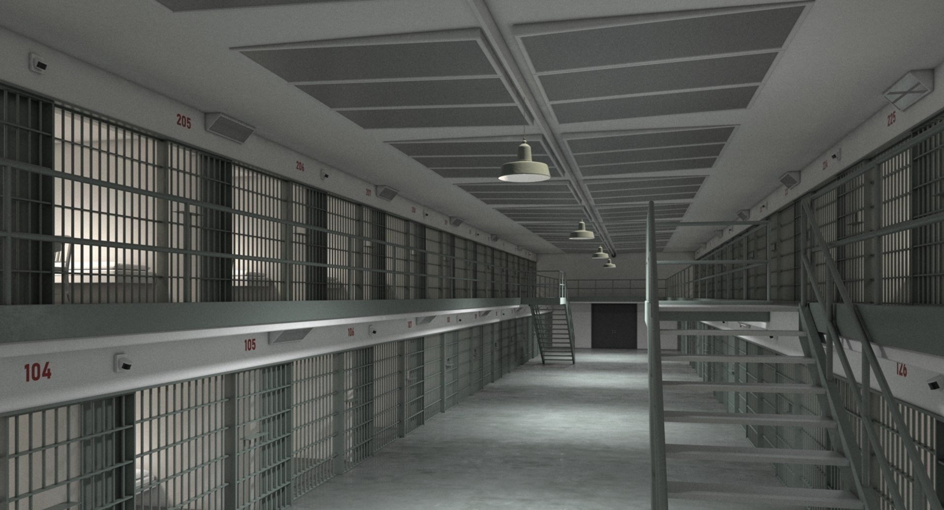 Prison Cells 3D Model - TurboSquid 1320813