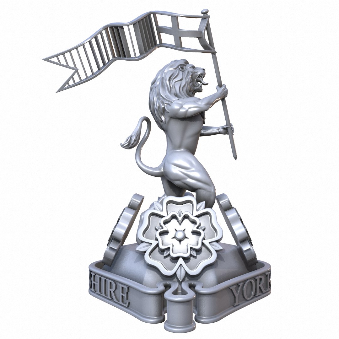 Royal Yorkshire Regiment Insignia 3D Model - TurboSquid 2306328