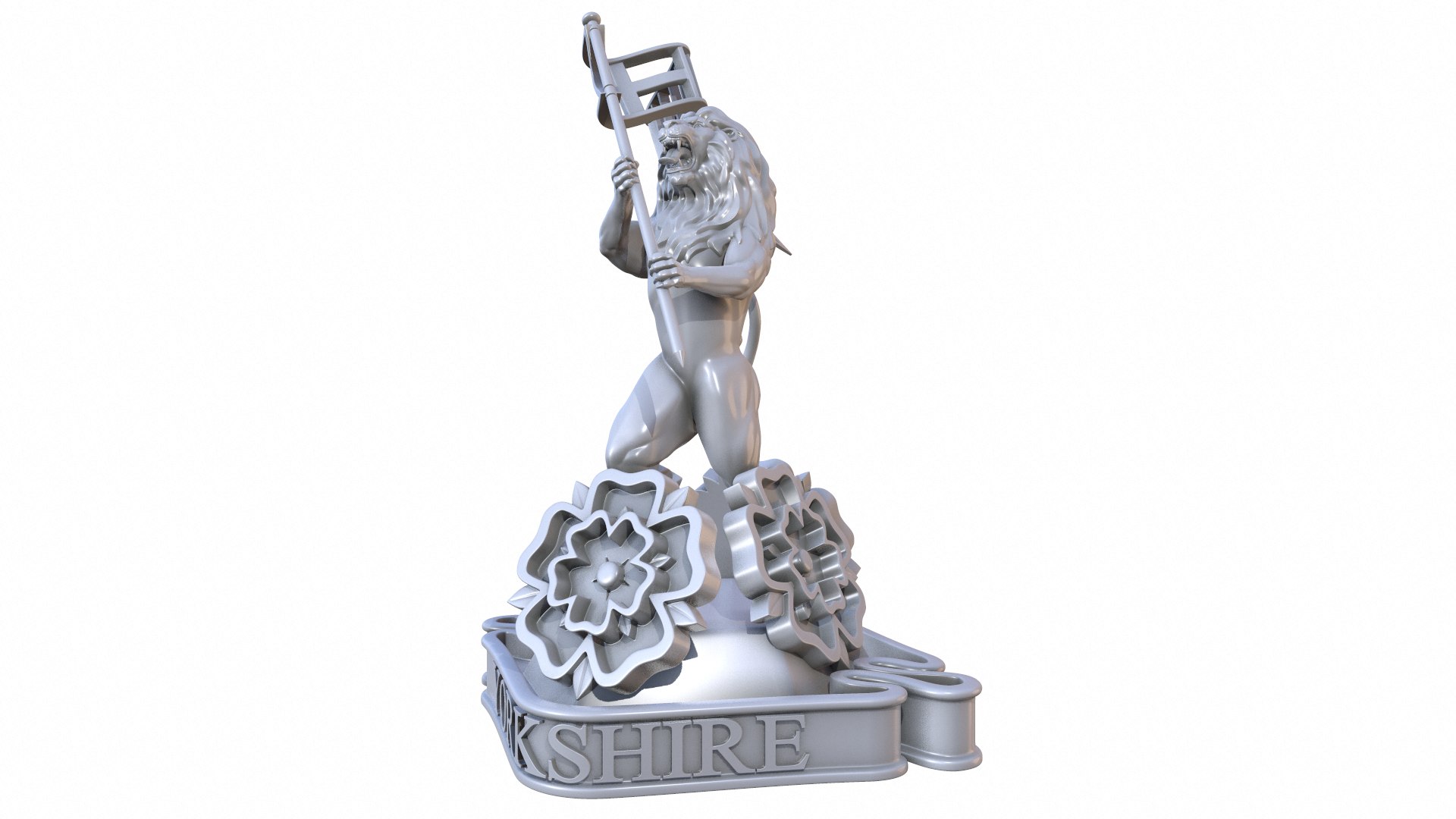 Royal Yorkshire Regiment Insignia 3D Model - TurboSquid 2306328