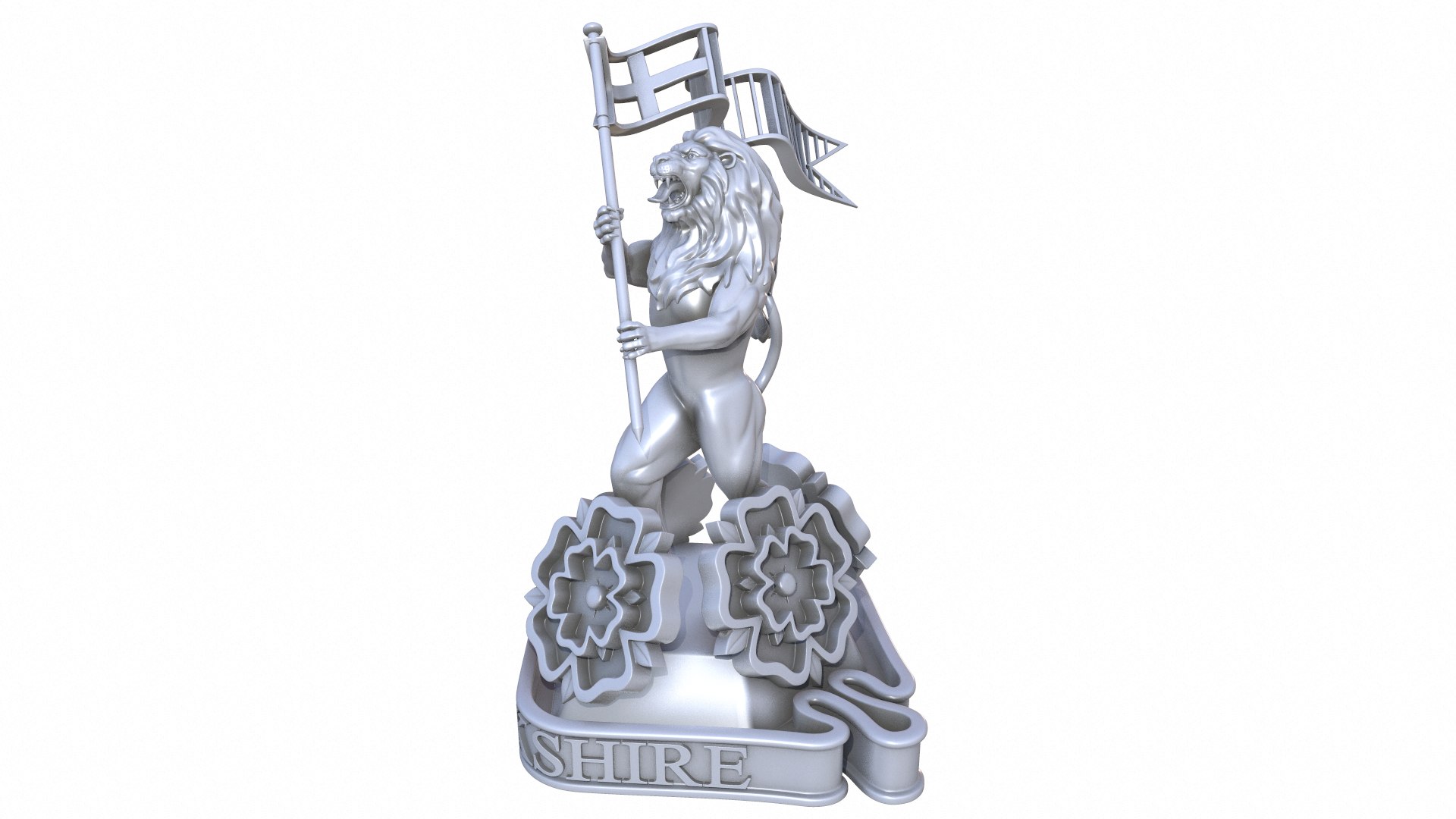 Royal Yorkshire Regiment Insignia 3D Model - TurboSquid 2306328