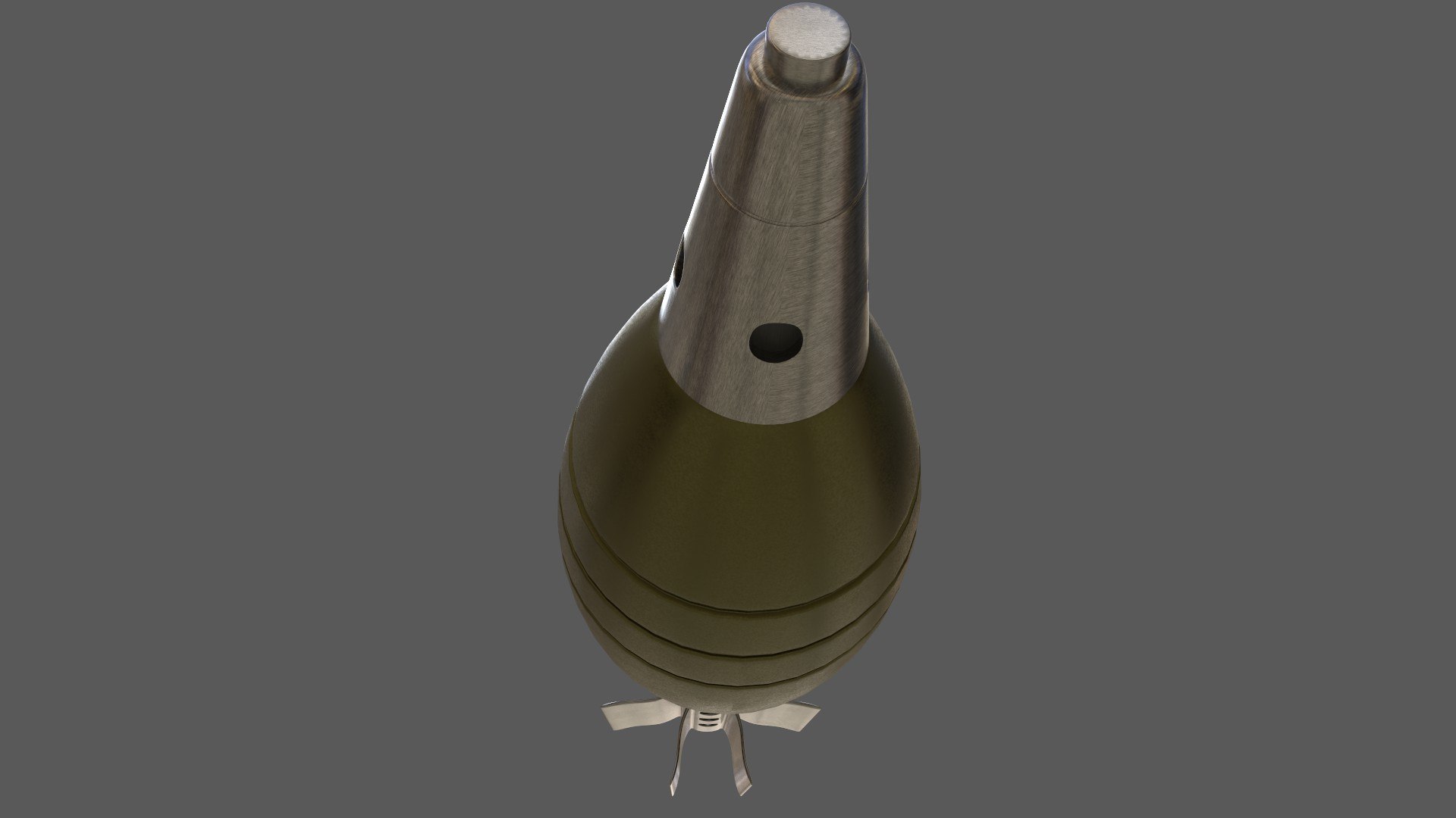 3D Model Mortar Shell - TurboSquid 2327974