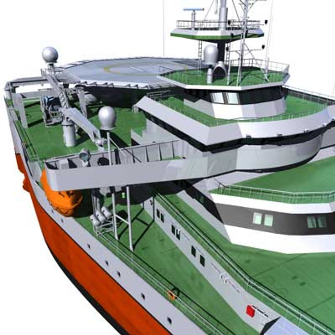 3d Model Seismic Vessel