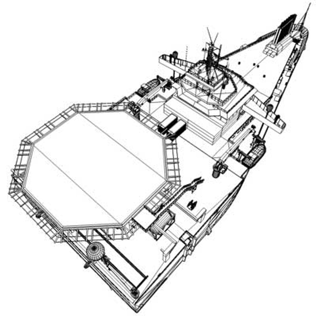 3d Model Seismic Vessel