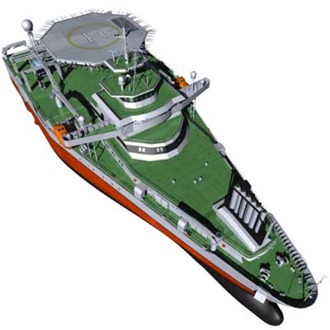 3d Model Seismic Vessel
