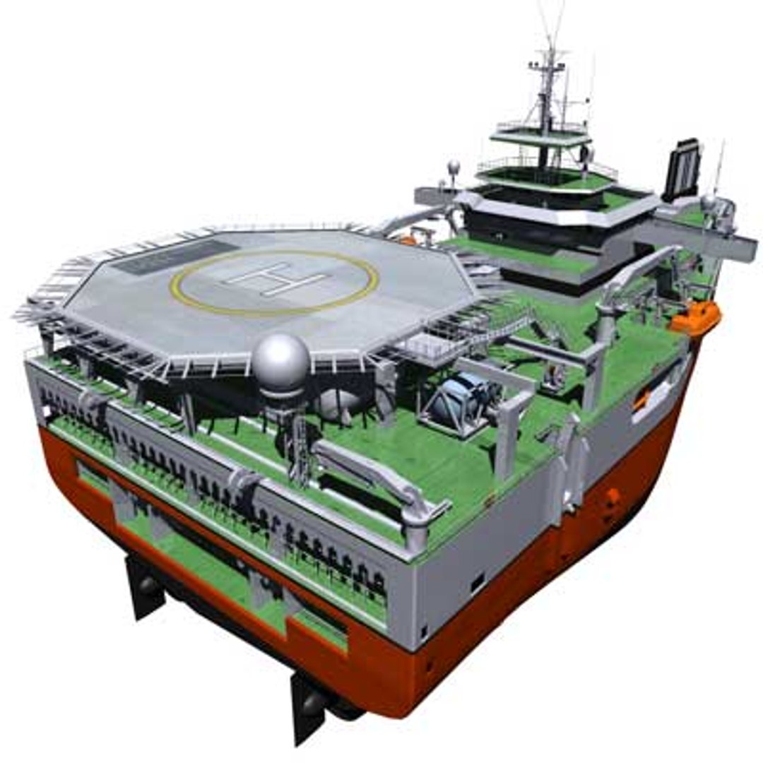 3d Model Seismic Vessel