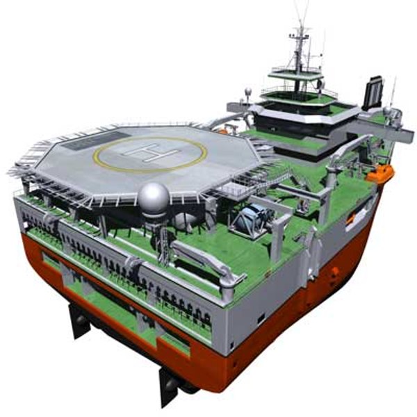 3d model seismic vessel