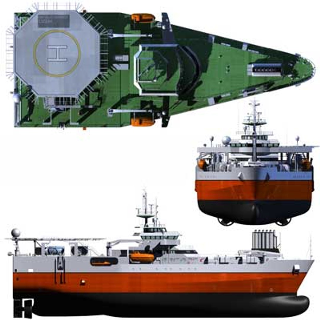 3d Model Seismic Vessel