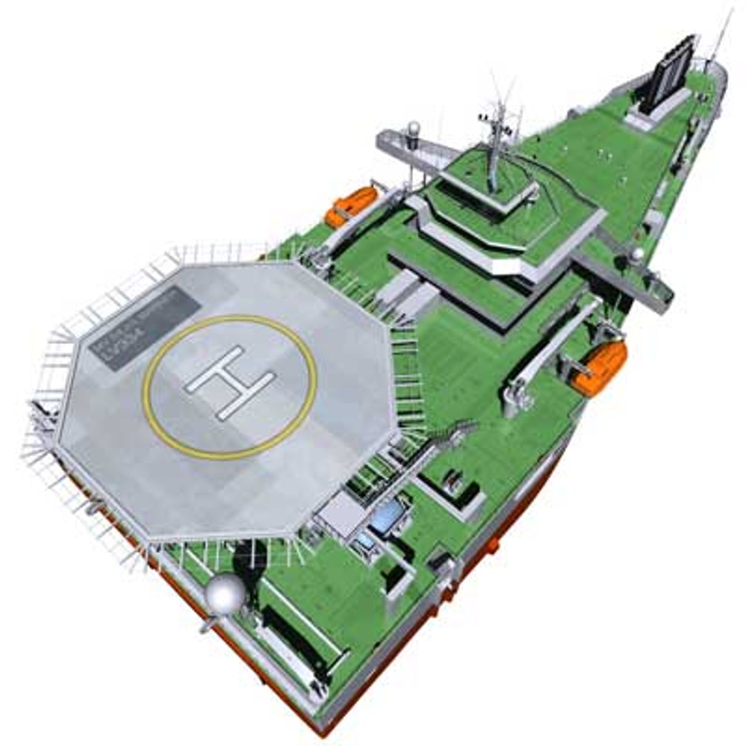 3d Model Seismic Vessel