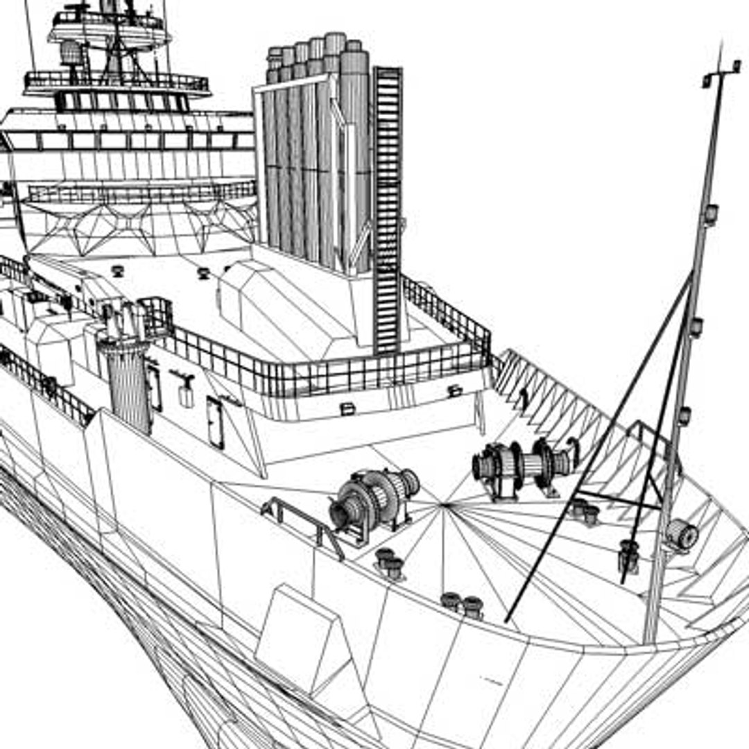 3d Model Seismic Vessel