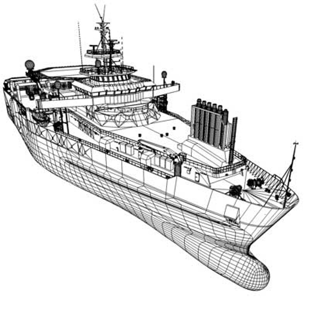 3d Model Seismic Vessel