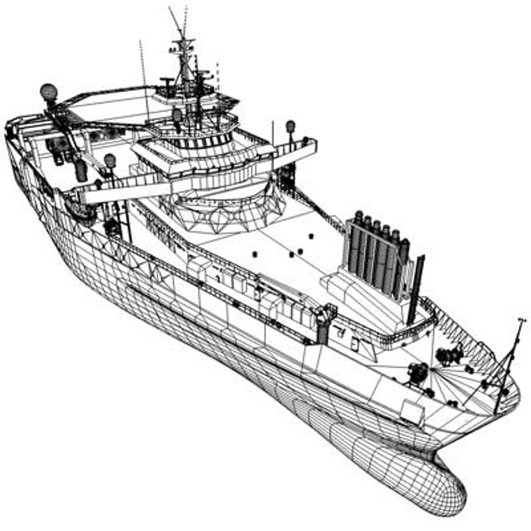 3d Model Seismic Vessel