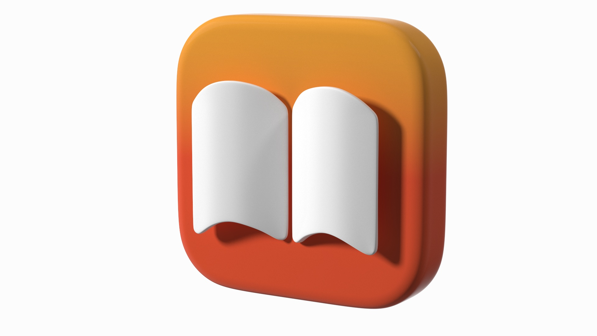IPhone IOS IBooks Icon Model - TurboSquid 2222899