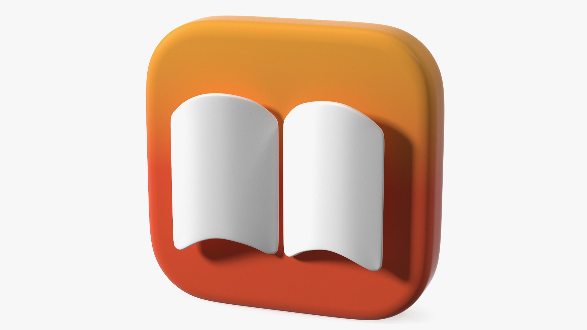 IPhone IOS IBooks Icon Model - TurboSquid 2222899