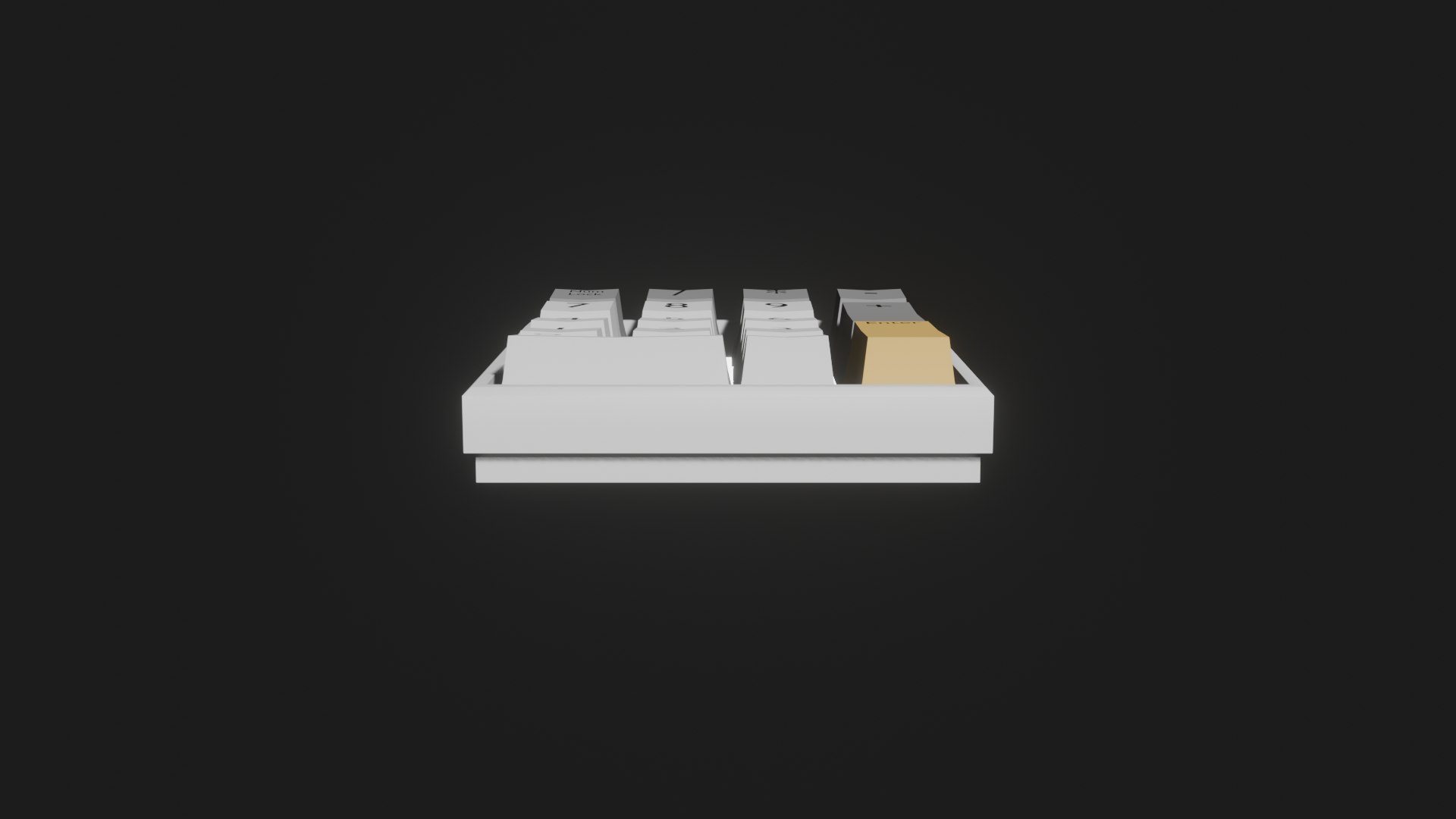 3D Numpad Model - TurboSquid 2205326