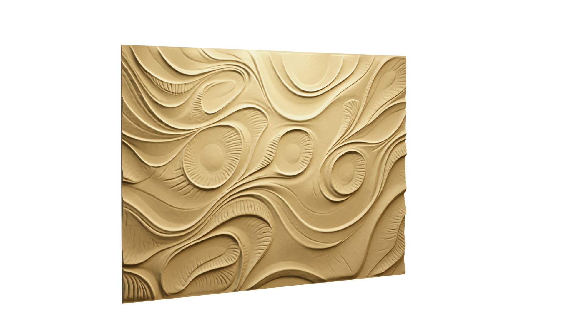 3D Modern Panel Wall Decor Set Relief Stl Mural CNC 160 - TurboSquid ...