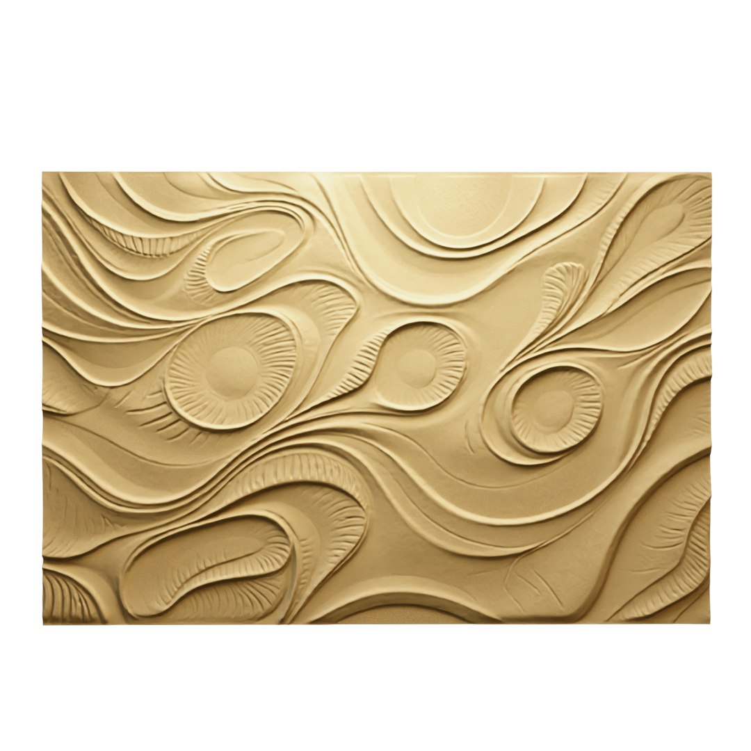 3D Modern Panel Wall Decor Set Relief Stl Mural CNC 160 - TurboSquid ...