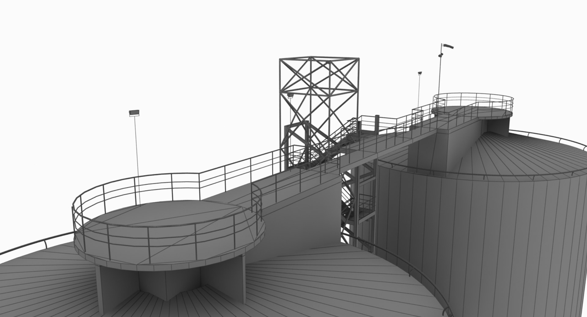 Storage tank 3D - TurboSquid 1400791