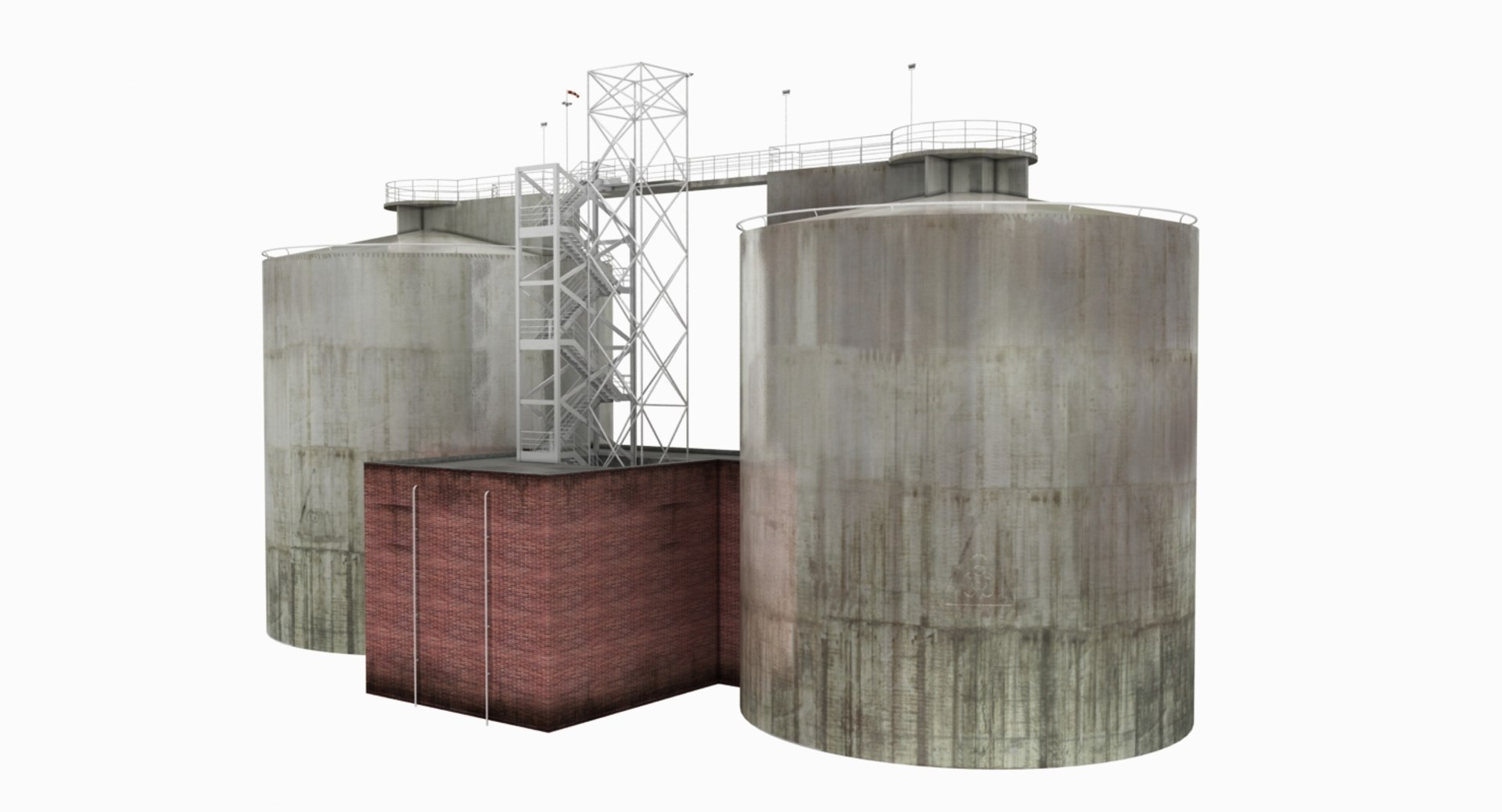 Storage tank 3D - TurboSquid 1400791