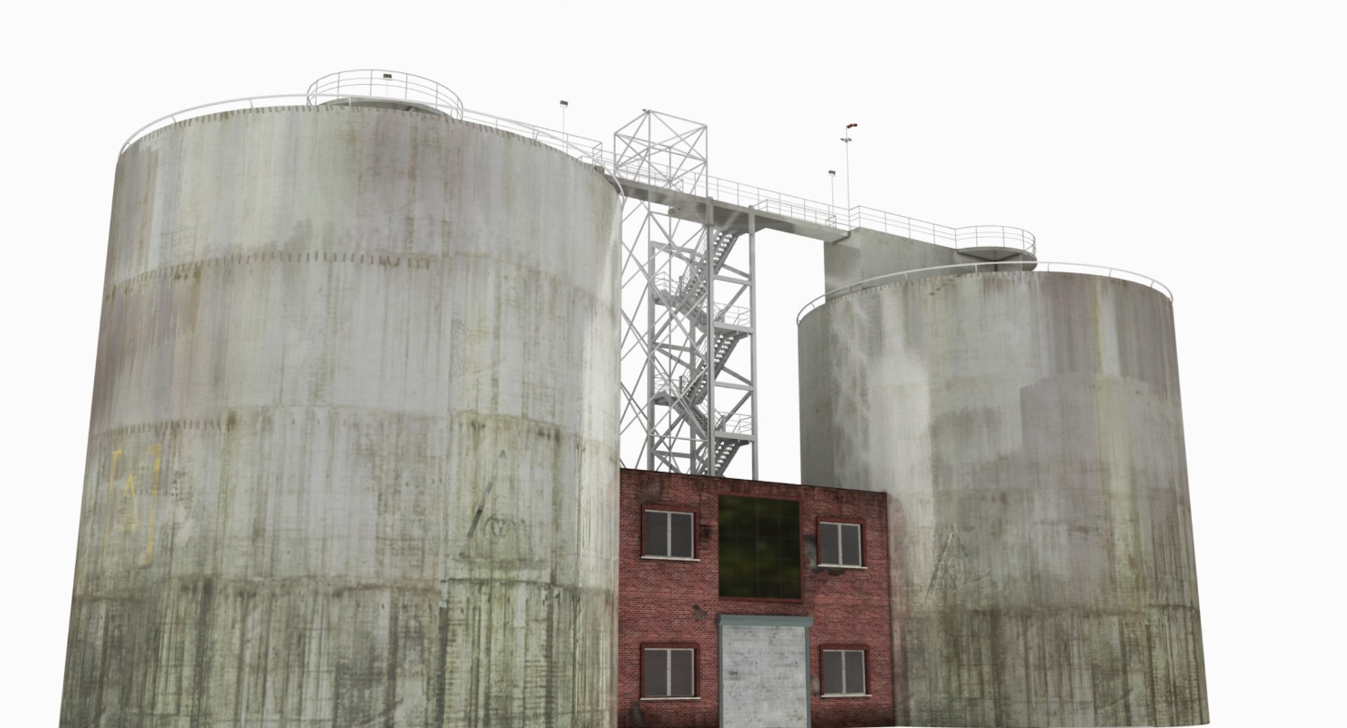 Storage tank 3D - TurboSquid 1400791