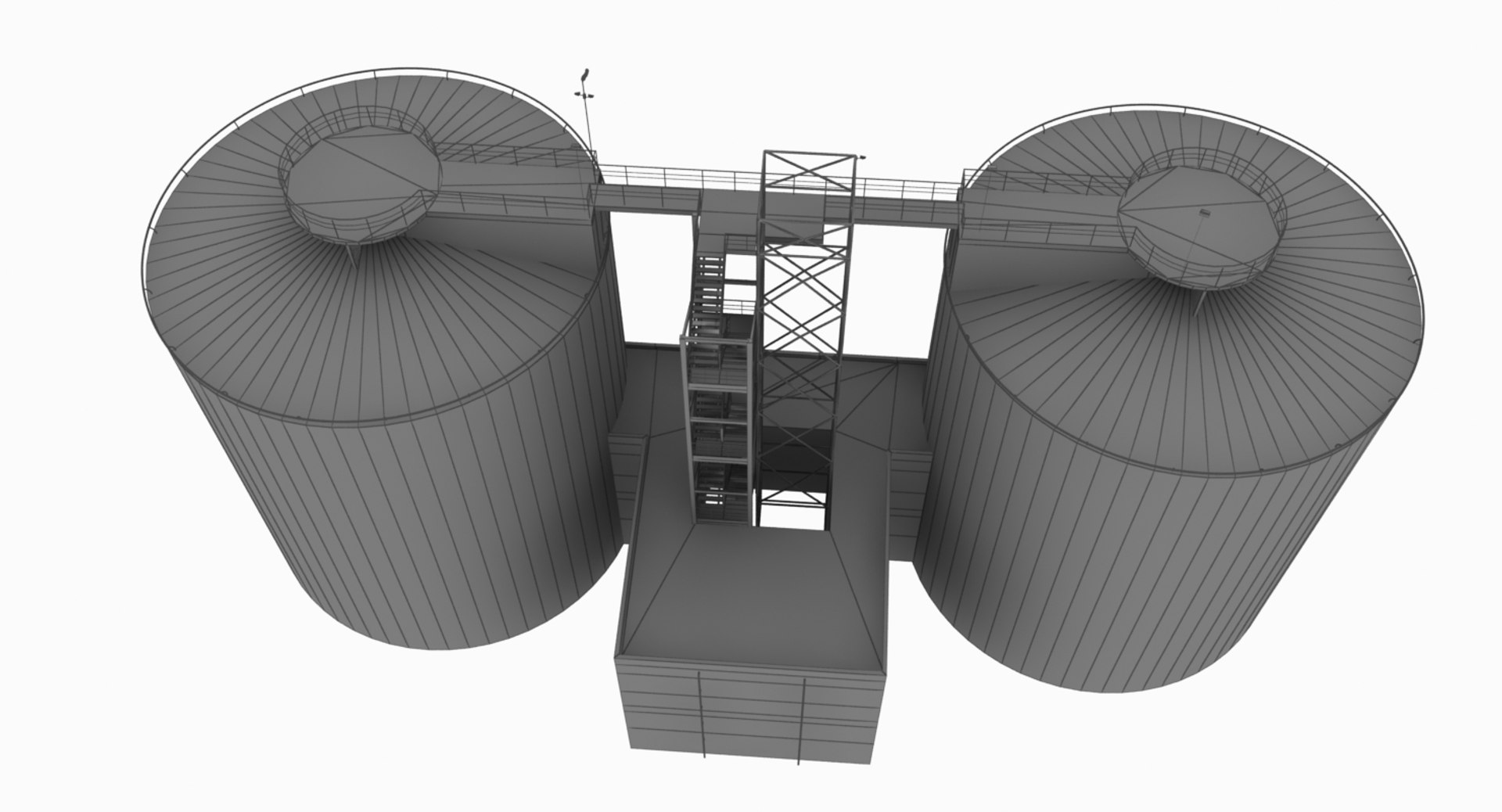Storage tank 3D - TurboSquid 1400791