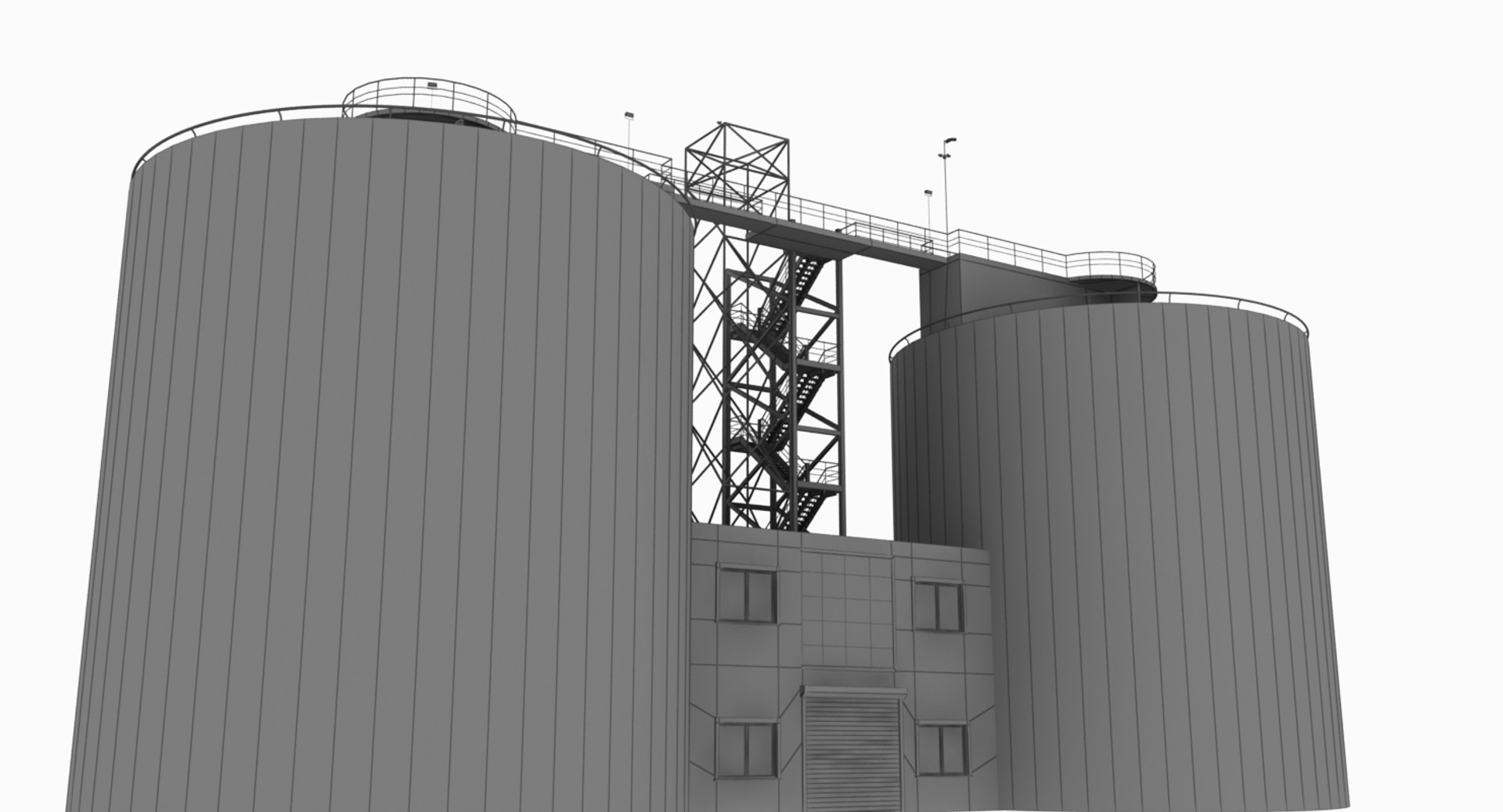 Storage tank 3D - TurboSquid 1400791