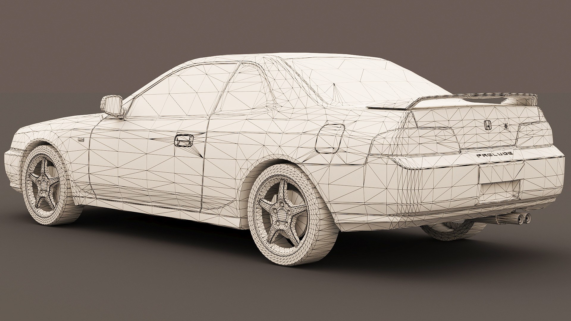 3D Model Honda Prelude 1996 - TurboSquid 2041664