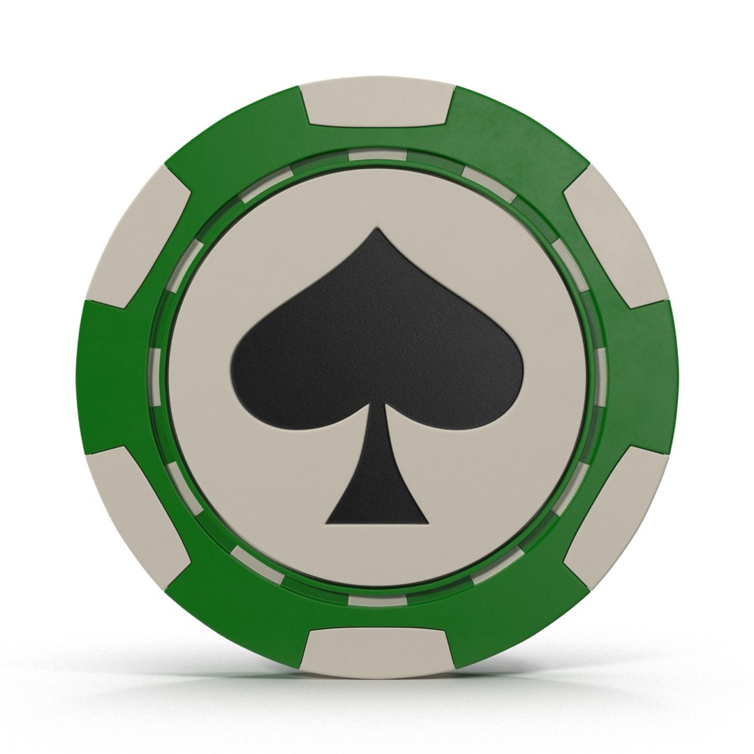 3D Spades Casino Chip - TurboSquid 1243688